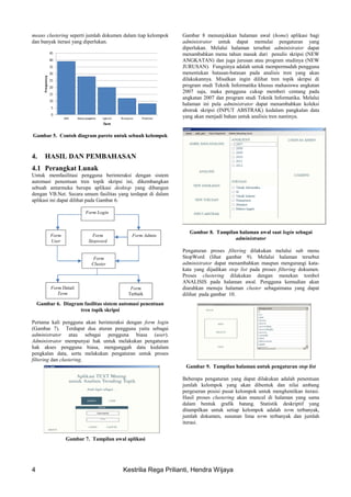 Aplikasi text mining untuk automasi penentuan tren topik skripsi dengan ...