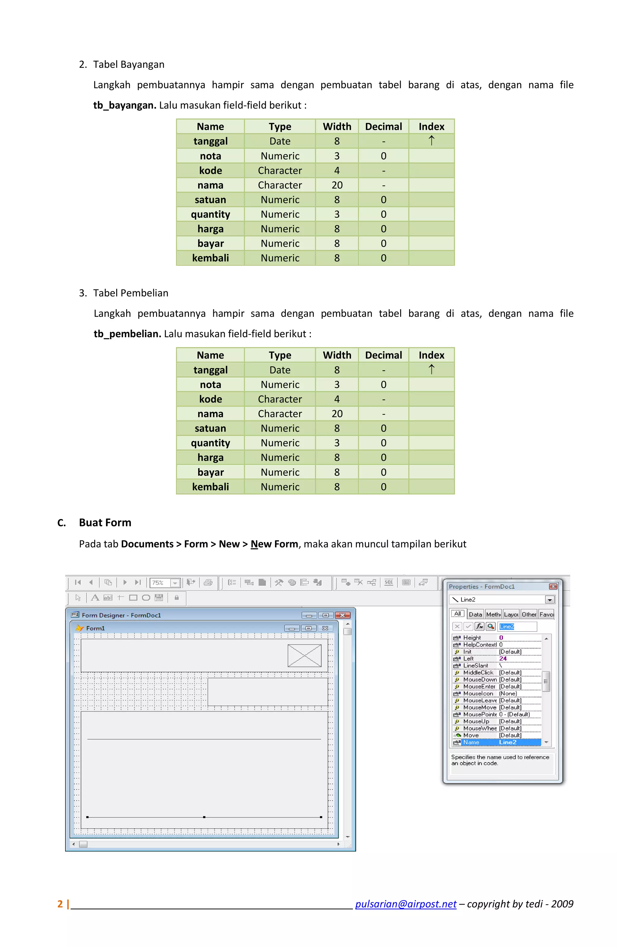 Aplikasitoko foxpro | PDF