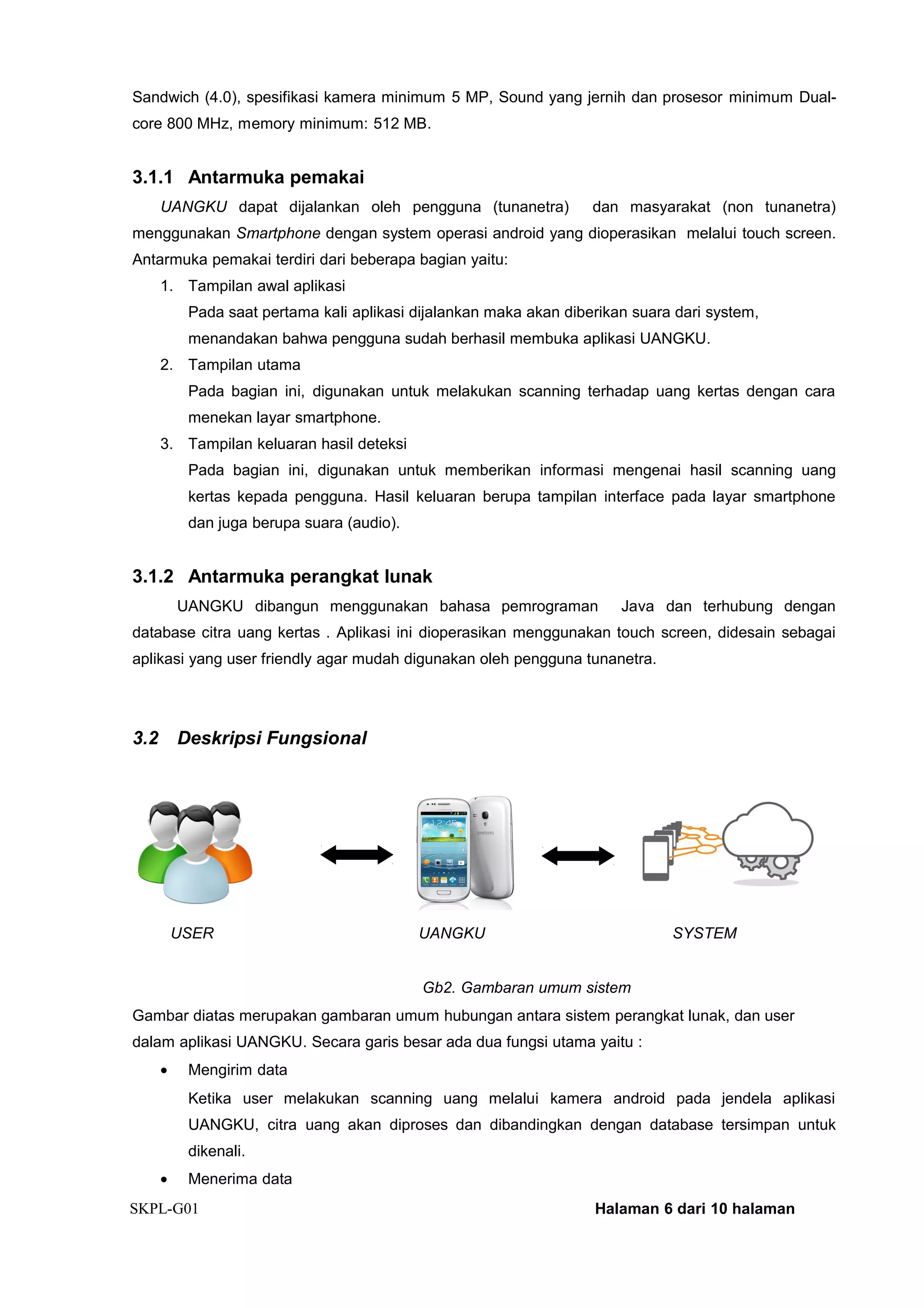 Aplikasi untuk tuna netra | PDF
