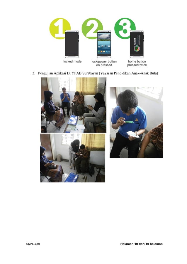 Aplikasi untuk tuna netra | PDF