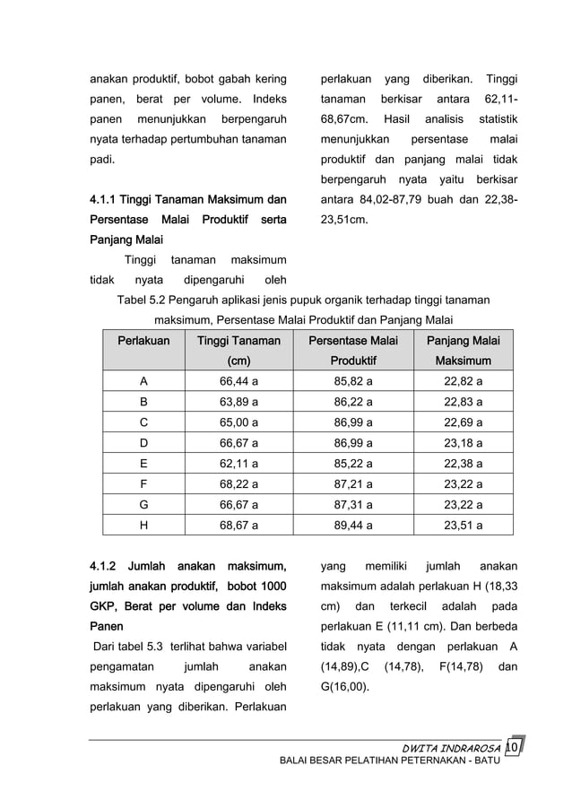 Aplikasi urine sapi dengan inokulan bakteri dan urea terhadap tanaman ...