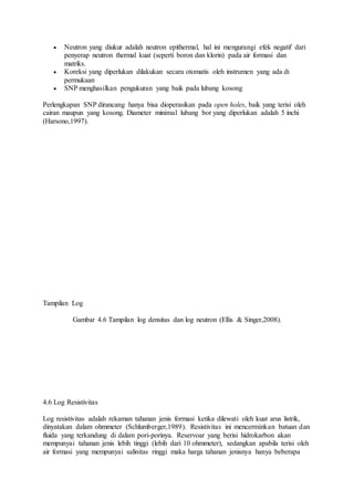 Aplikasi well logging dalam evaluas1 | PDF