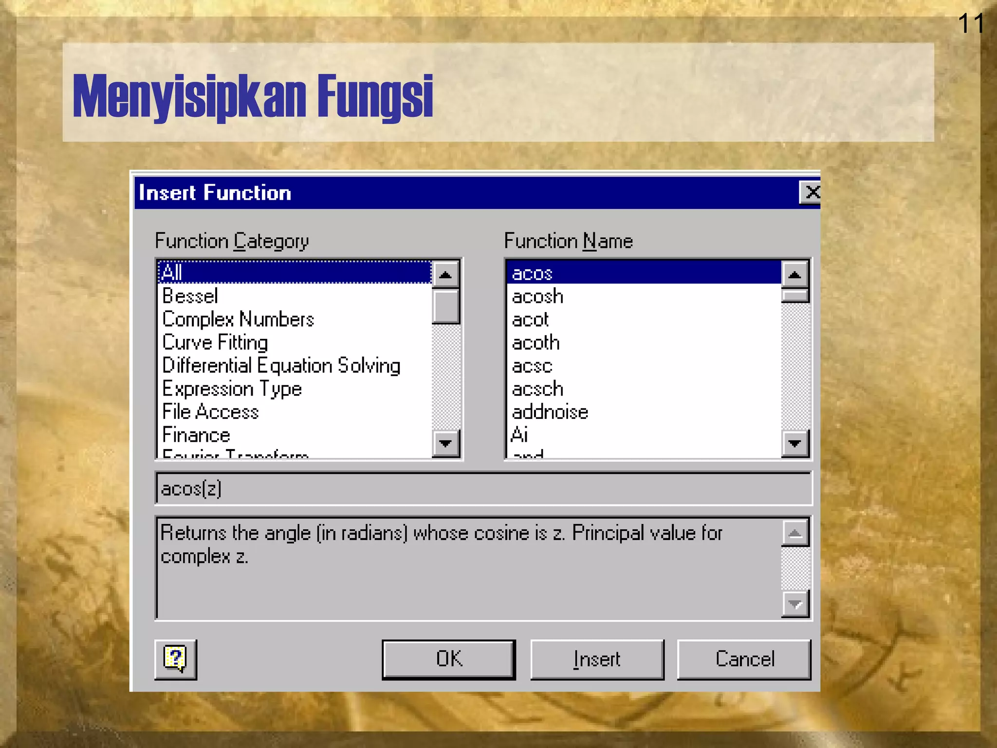 Aplikom05 math cad_intro | PPT