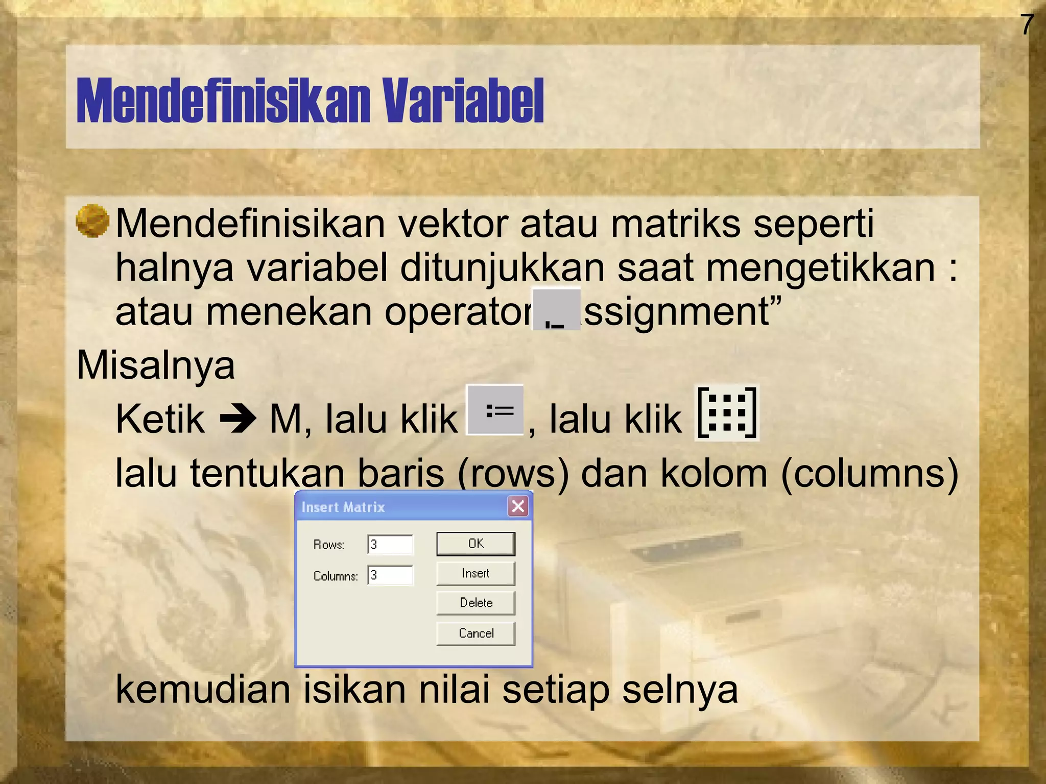 Aplikom05 math cad_intro | PPT