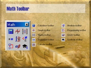 Aplikom05 math cad_intro | PPT