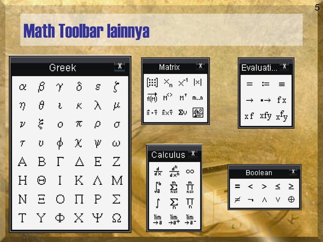Aplikom05 math cad_intro | PPT