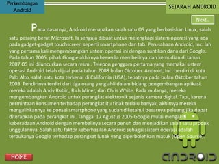 Sejarah dan Perkembangan OS Mobile Device | PPTX