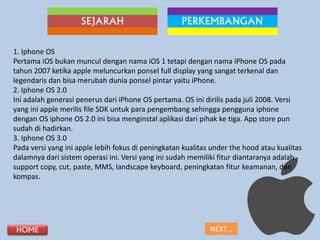 Sejarah dan Perkembangan OS Mobile Device | PPTX