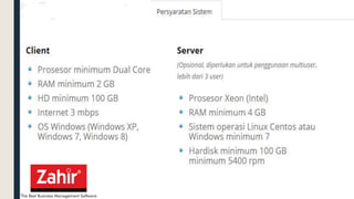 Aplikasi Komputer zahir Accounting Software | PPT