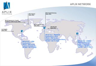 Aplix Presentation En 2011 | PPTX | Manufacturing Industry | Industries