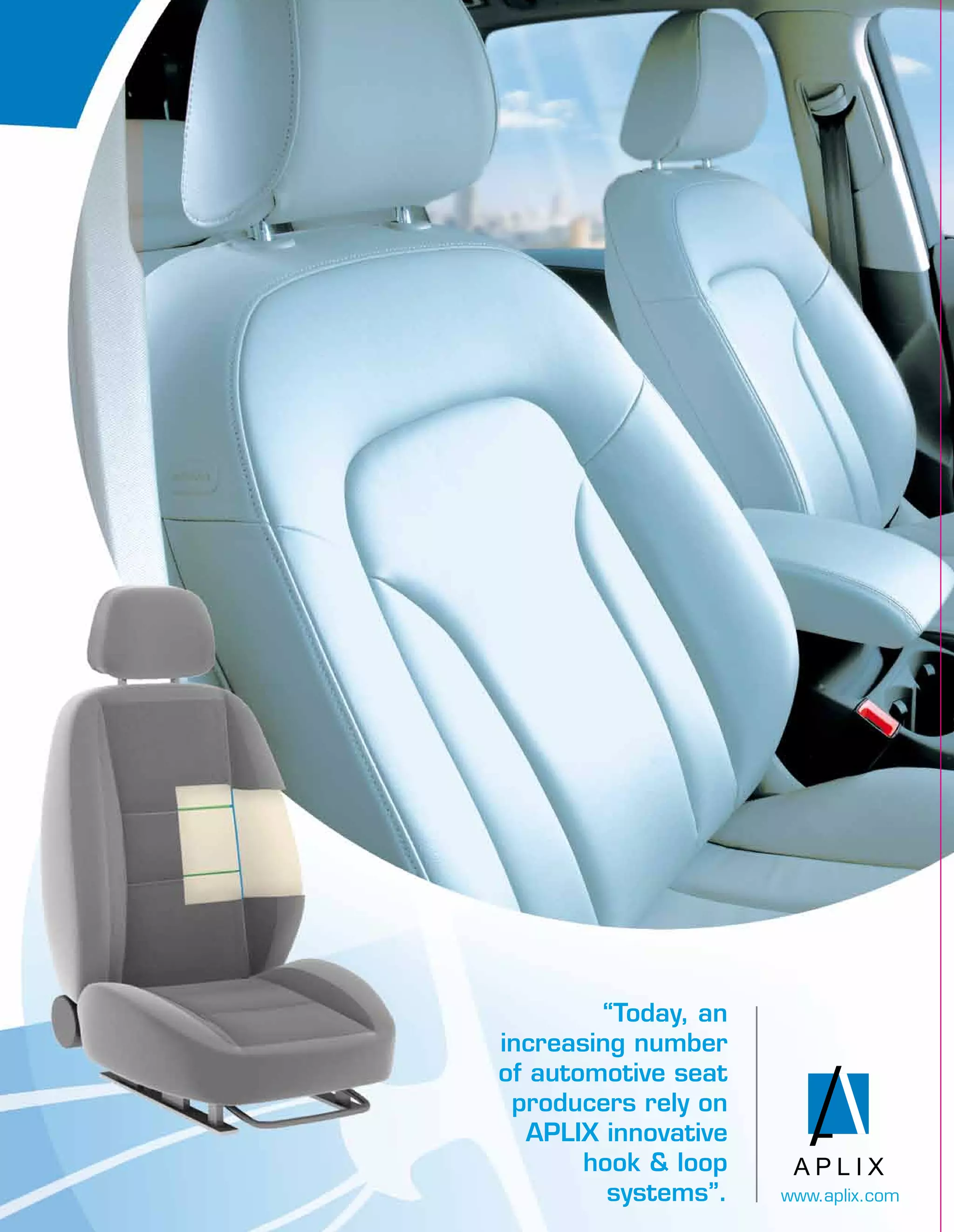 Aplix Seat Assembly Brochure Us 0110 | PDF