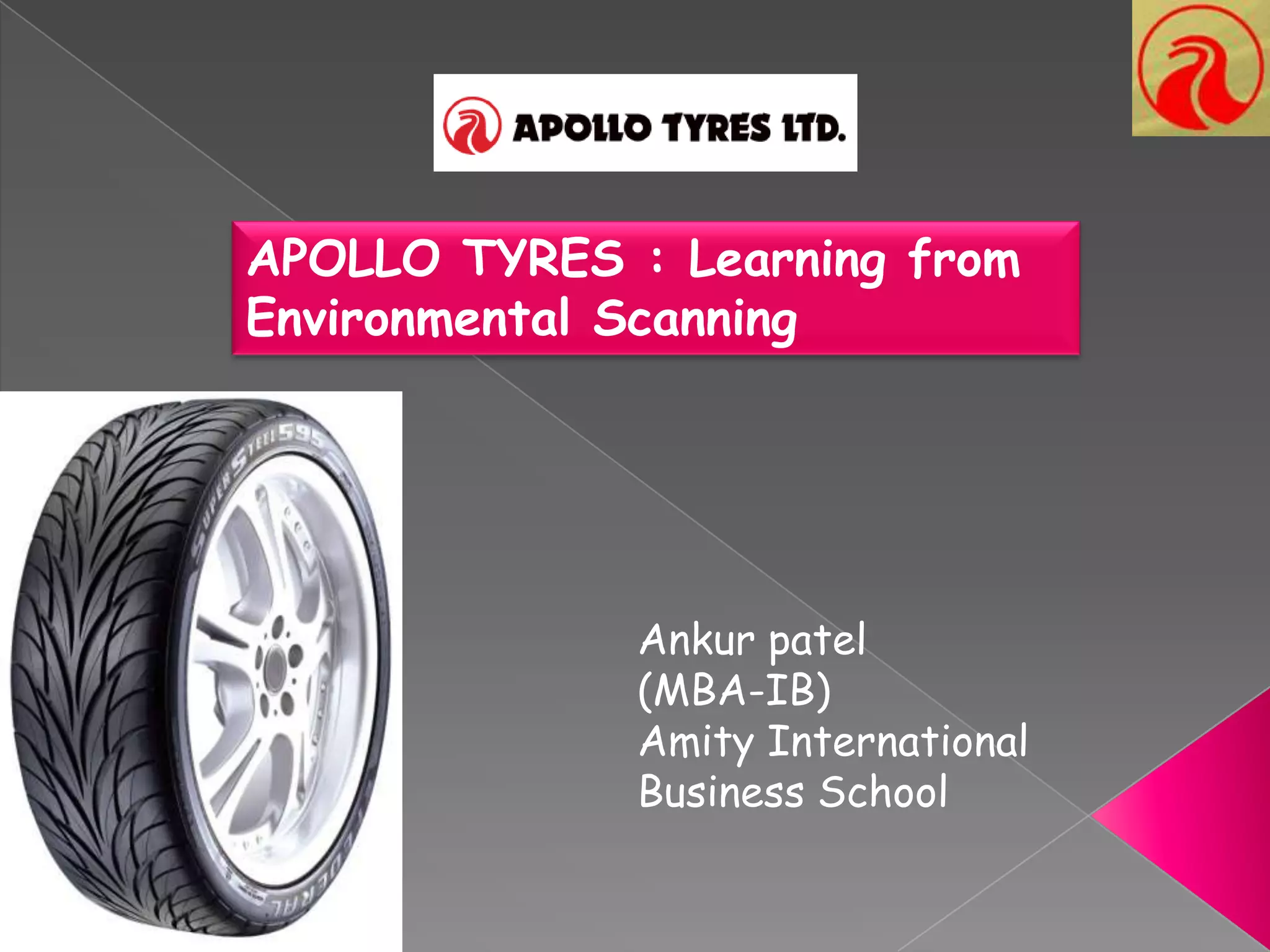 APOLLO TYRE CASE STUDY | PPTX