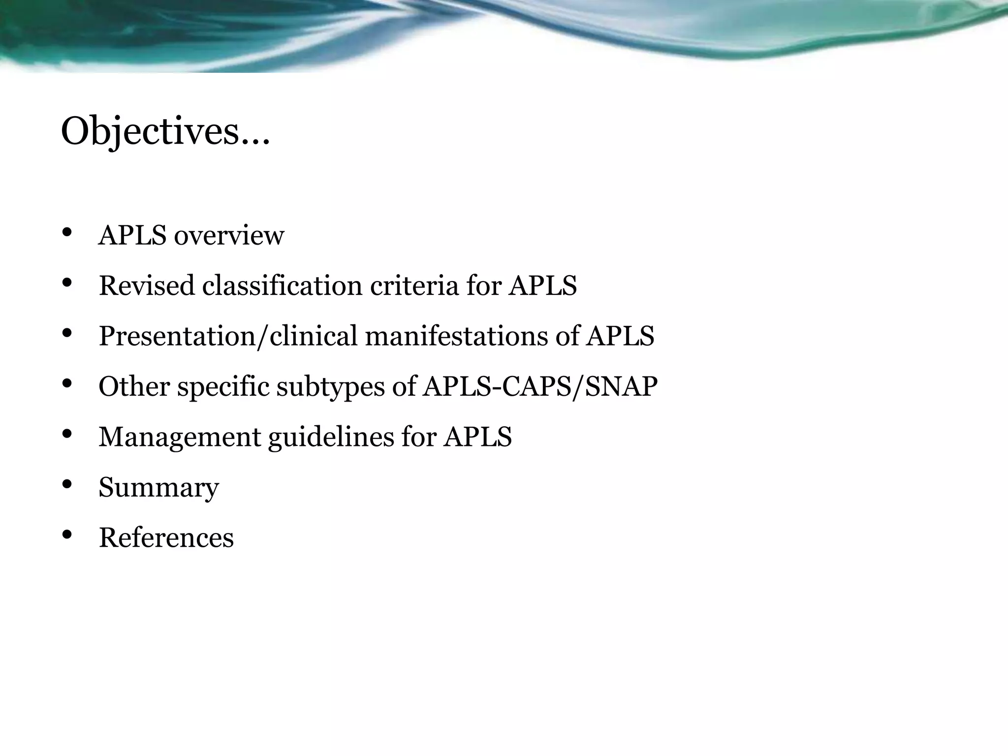 Antiphospholipid Antibody syndrome- Updated Guidelines | PPTX