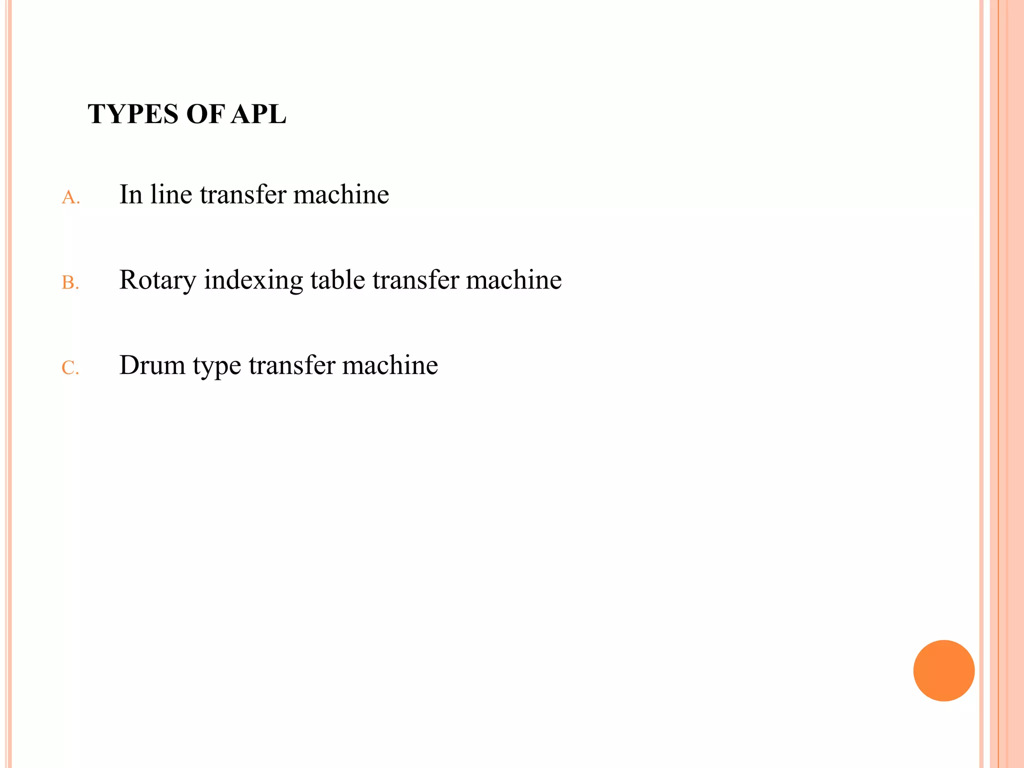 Automated production line seminar | PPTX