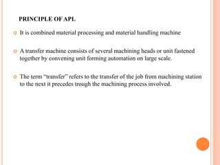 Automated production line seminar | PPTX