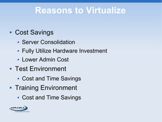 Aplura virtualization slides | PPT