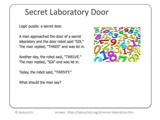 The Funniest Aplusclick Brainteasers | PPT