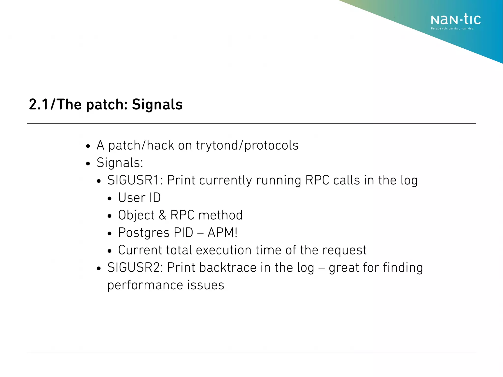 Application Performance Monitoring in Tryton | PPT