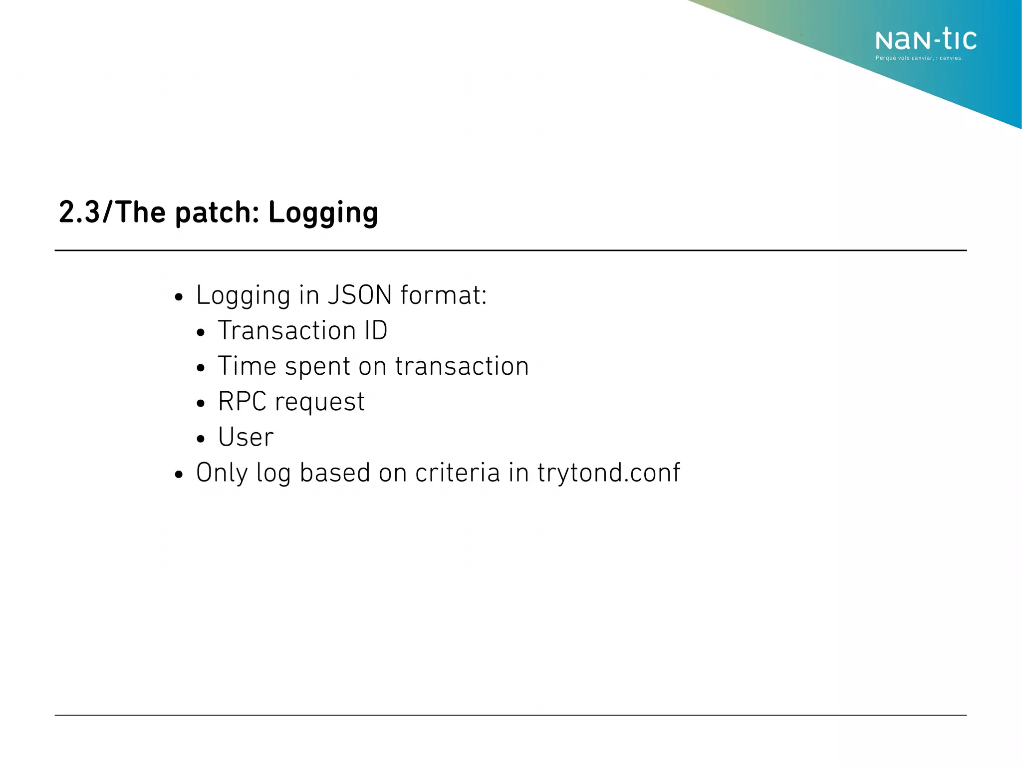 Application Performance Monitoring in Tryton | PPT