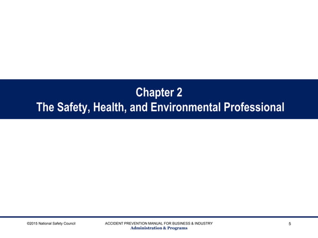 National Safety Council -Safety management | PPT