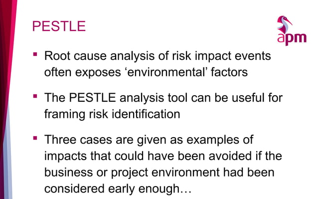 APM Four seasons of risk - Scotland: Identification | PPT