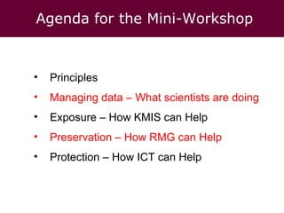 Data management: expose, preserve, protect | PPT