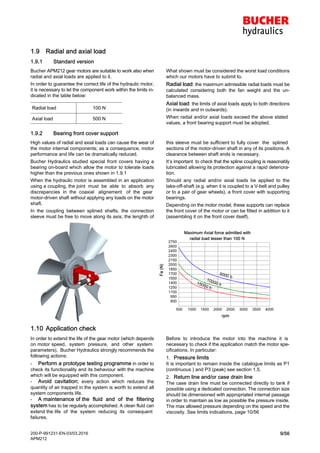 Гидромоторы серии Apm212 Bucher Hydraulics | PDF