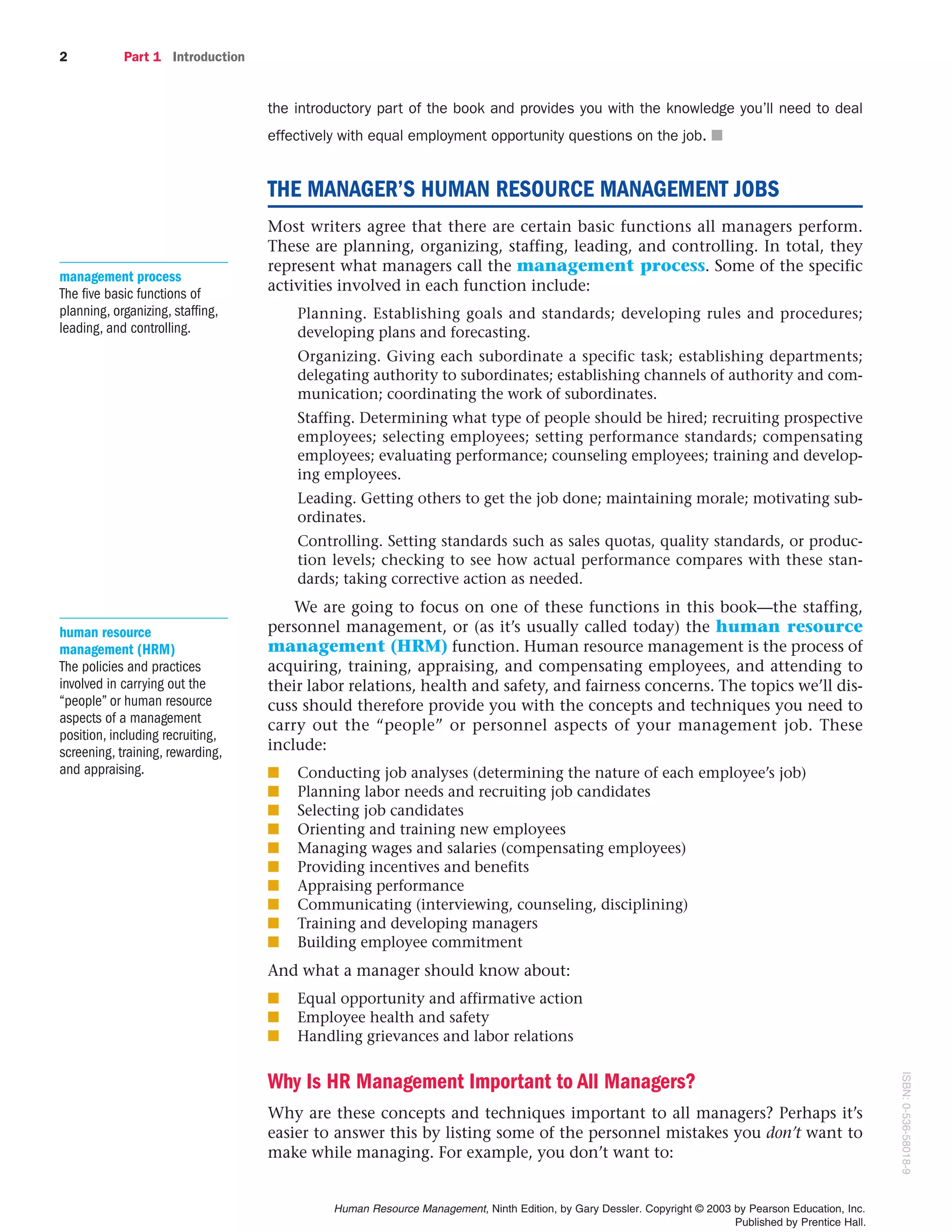 hrm Apm351 ch01 | PDF