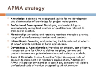 APMA Capacity Building project | PPT