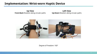 Wrist-worn Haptic Design for 3D Perception of the Surrounding Airflow ...