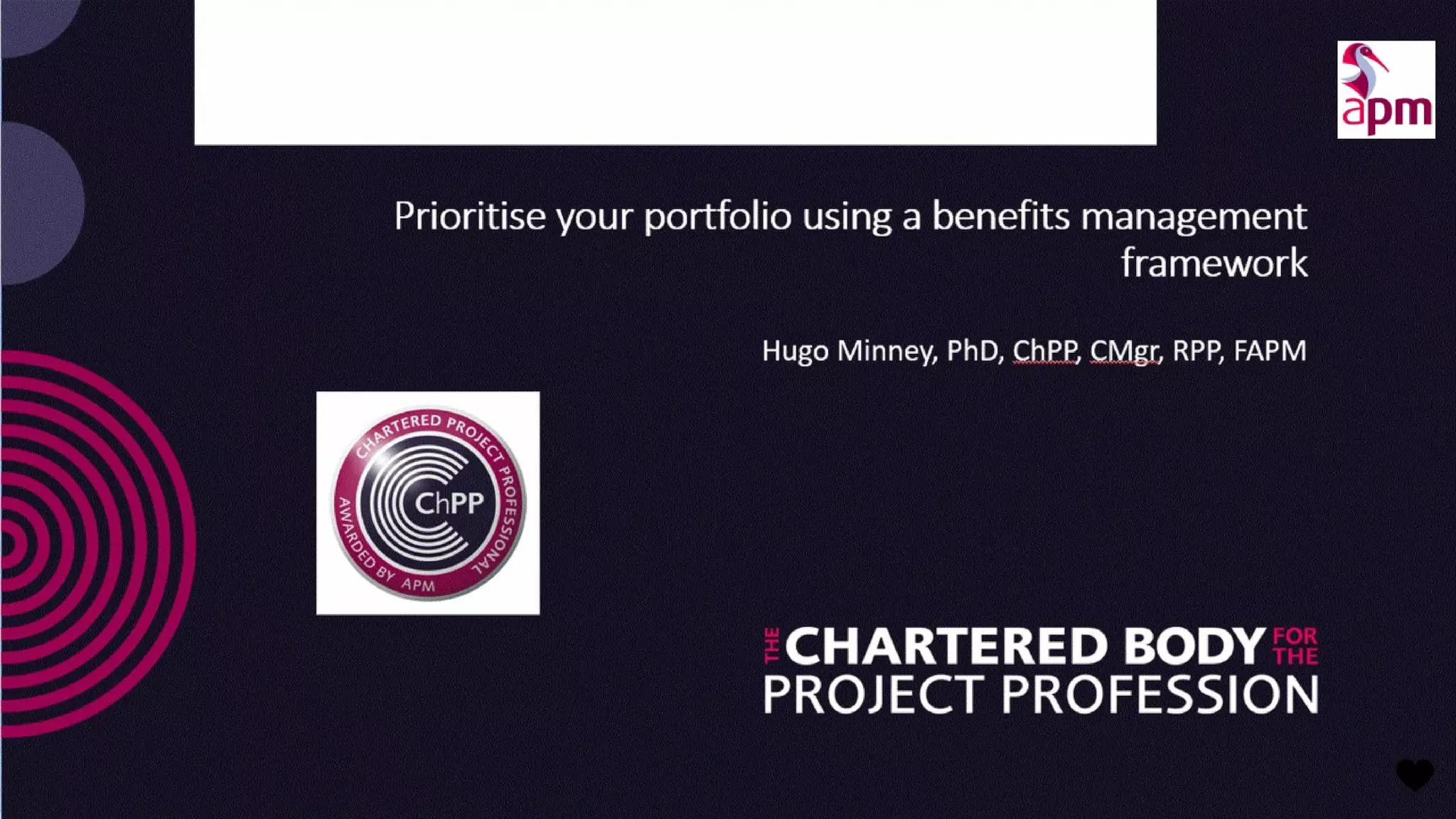 Benefits Management Frameworks - APM North East England branch | PPT