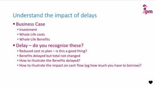 APM Prioritise your portfolio using benefits management framework. | PPT