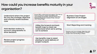 APM Prioritise your portfolio using benefits management framework. | PPT