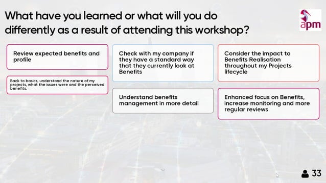APM Prioritise your portfolio using benefits management framework. | PDF