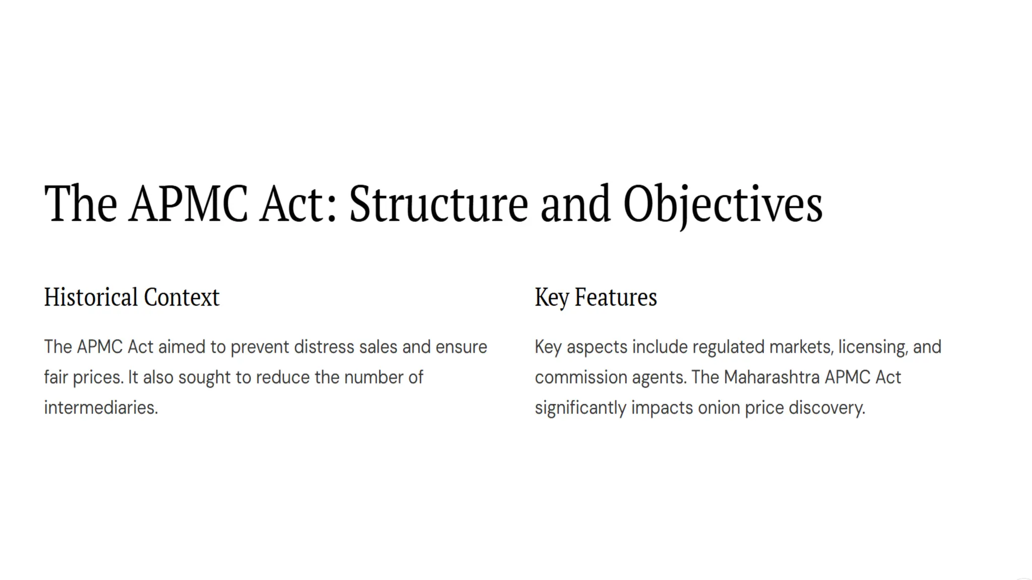 APMC and E-NAM: Transforming Agricultural Markets in India | PPT