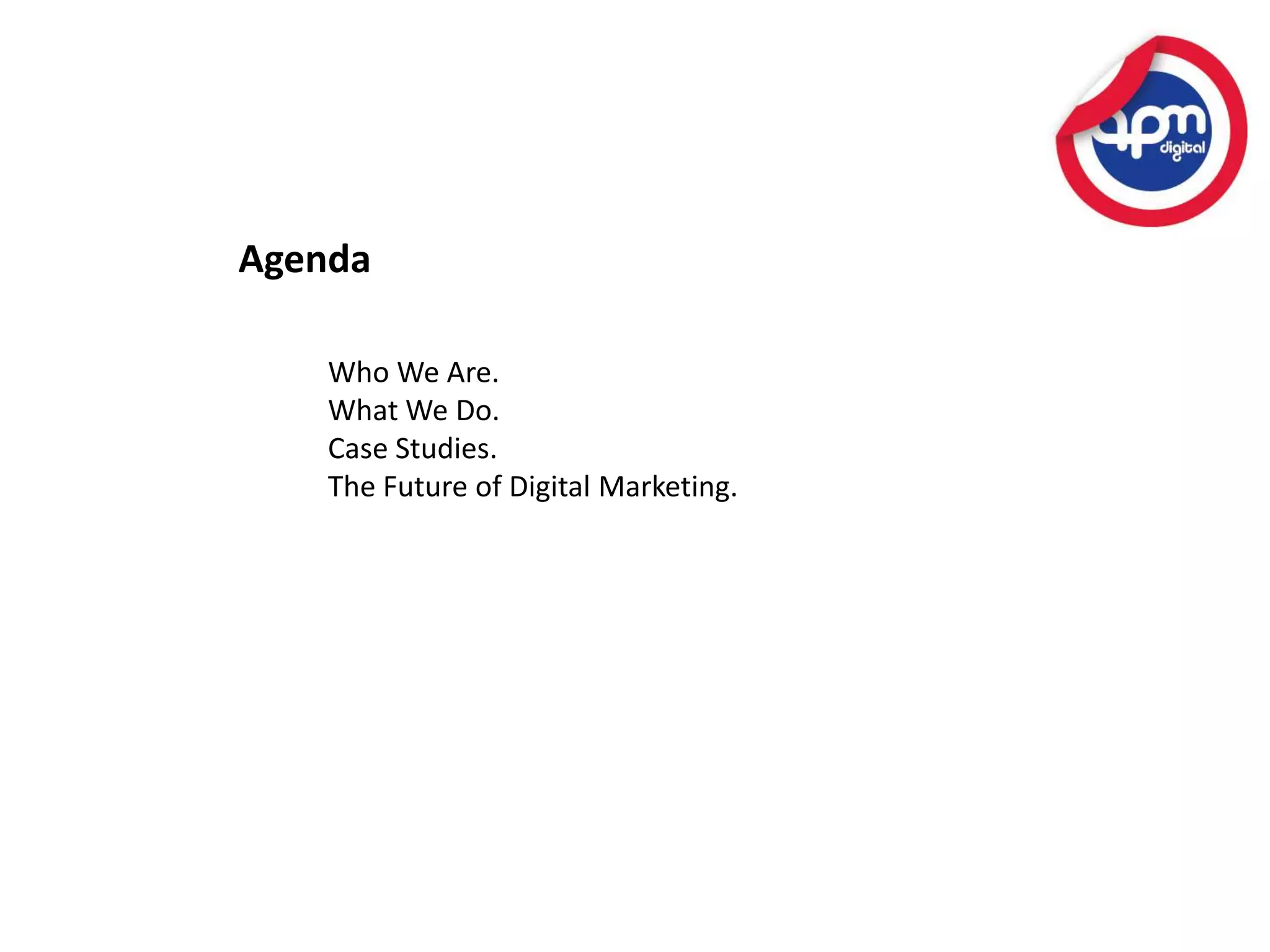 Apm Digital Case Study | PPTX