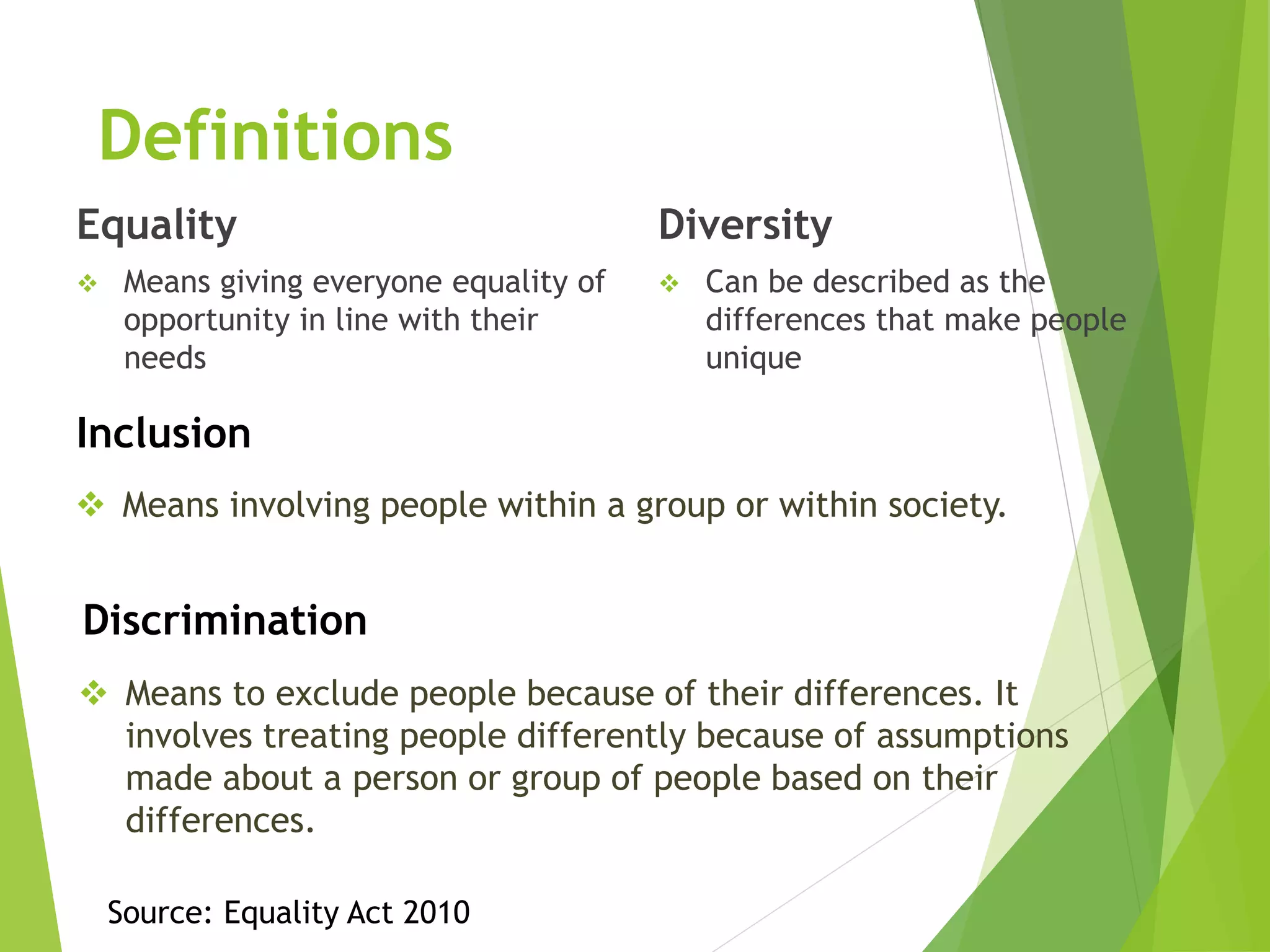 Diversity and inclusion: Challenging the stereotype | PPTX