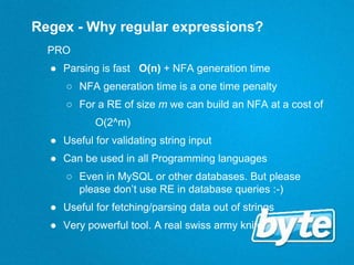 APMG juni 2014 - Regular Expression | PPT