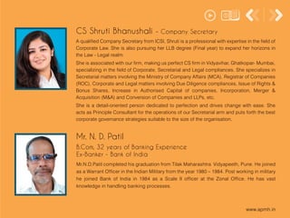 APMH & Associates - corporate profile | PDF | Mergers and Acquisitions ...