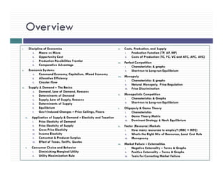 Ap microeconomics revew slides | PDF