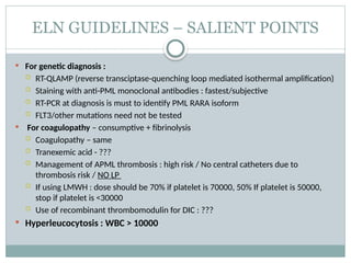 Acute Promyelocytic Leukemia (APML) .pptx
