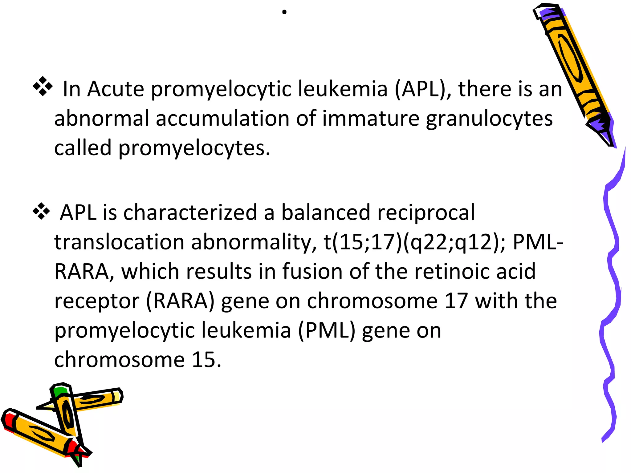 Acute Promyelocytic Leukaemia | PPTX