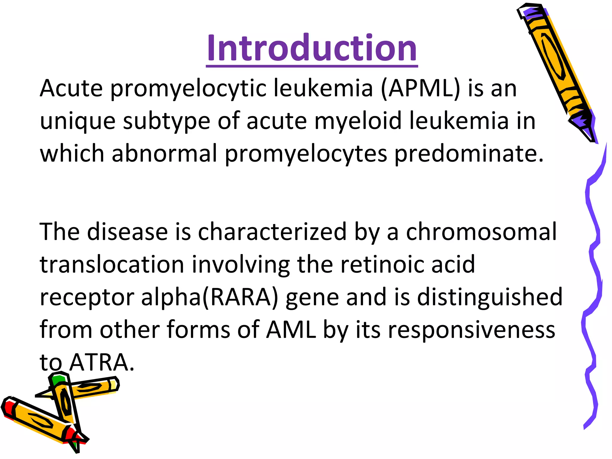 Acute Promyelocytic Leukaemia | PPTX