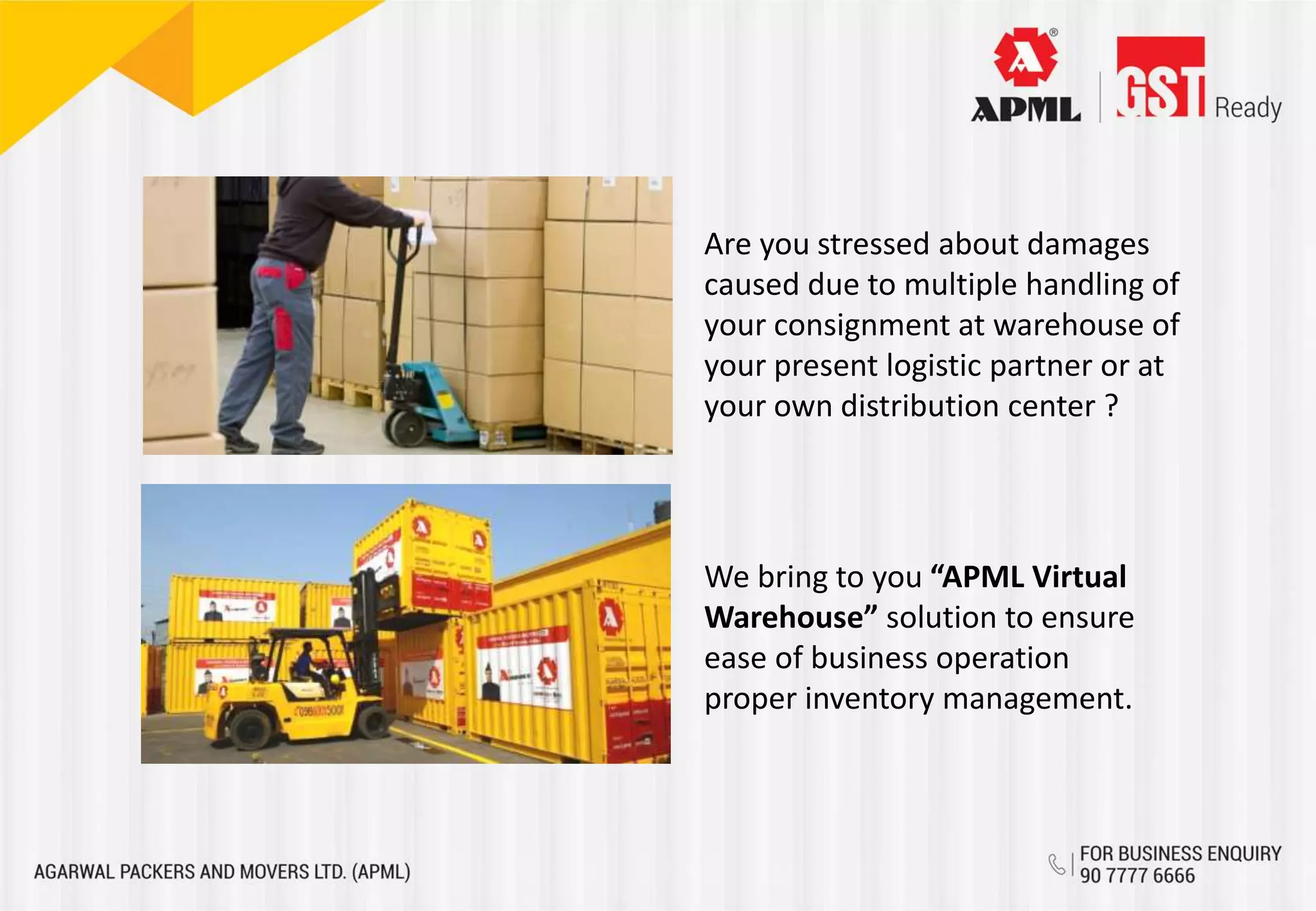 Apml virtual warehouse ppt | PPTX