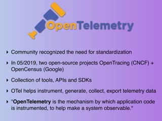 Application Performance Monitoring with OpenTelemetry | PPT