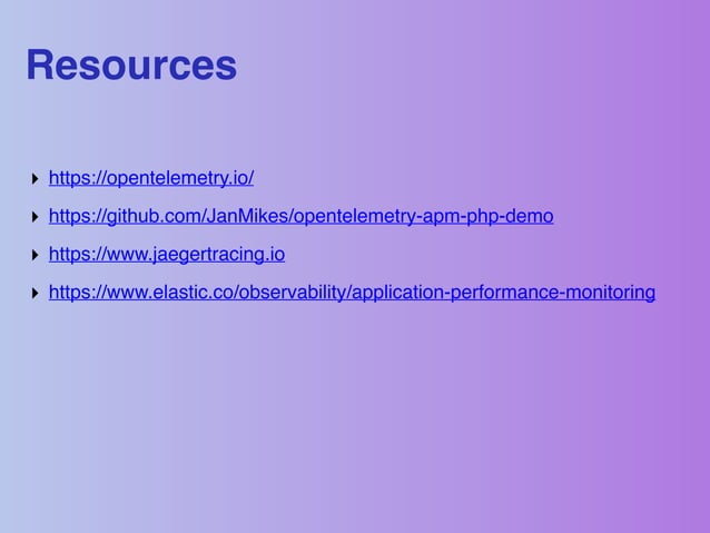 Application Performance Monitoring With Opentelemetry Ppt