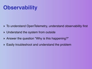 Application Performance Monitoring with OpenTelemetry | PPT