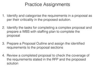 APMP Foundation Certification Session 2 - Proposal Planning | PDF