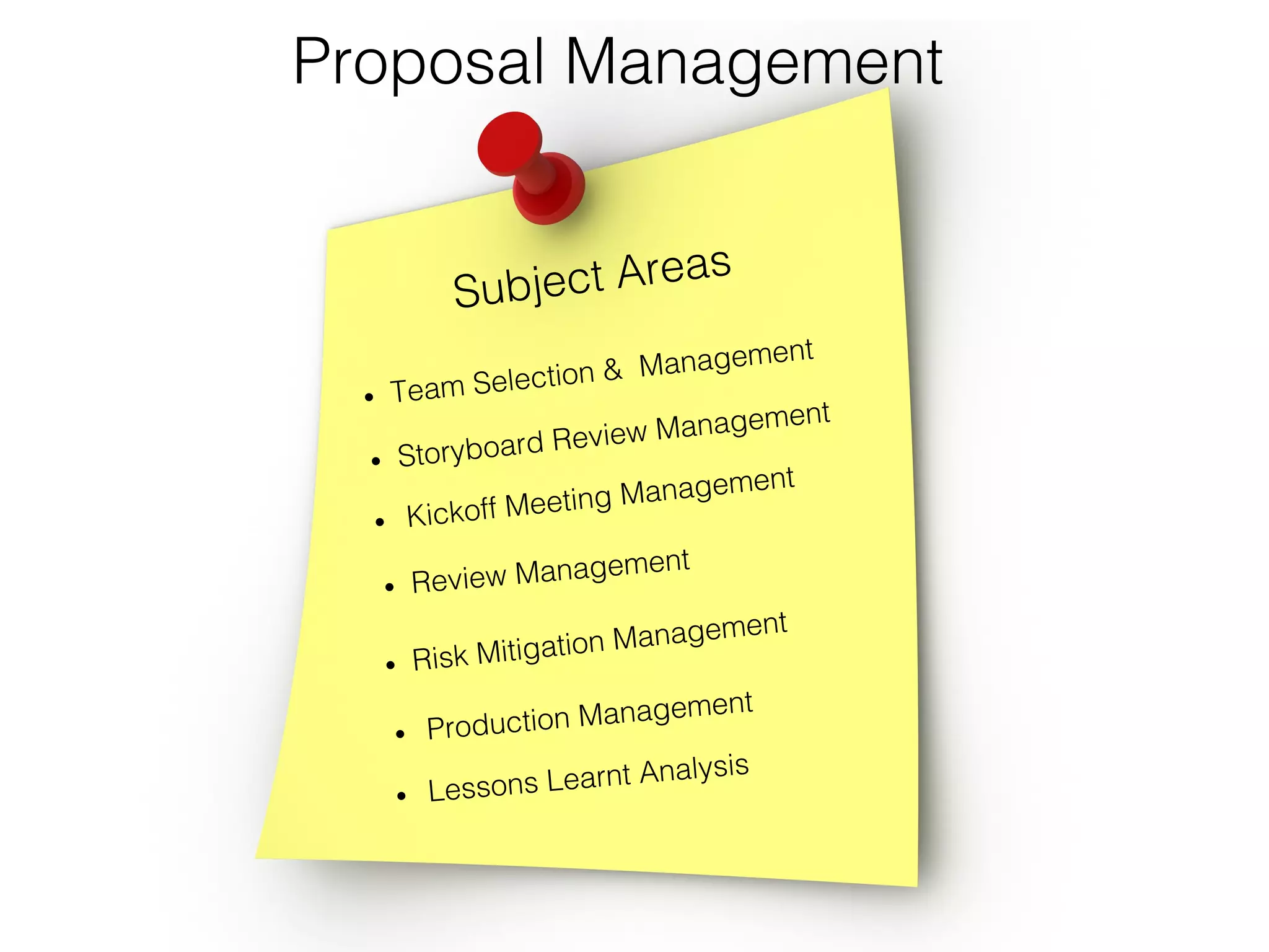 APMP Foundation Study Group Session 5 - Proposal Management | PDF