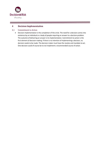 APM Presentation Notes for Decision Quality – A Peek Behind the Curtain ...